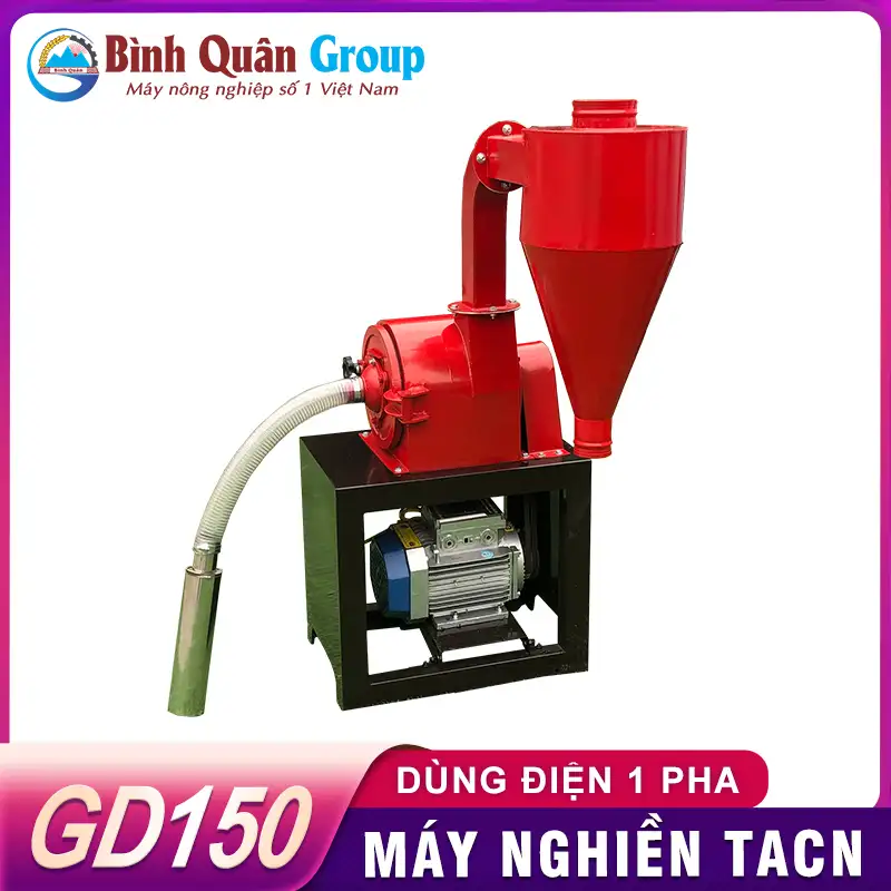 Máy nghiền hút tự động GD150 - Máy Nông Nghiệp Số 1 Việt Nam